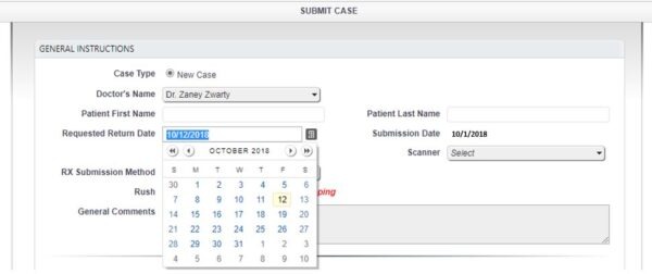 Case Scheduling Guidelines | Specialty Appliances